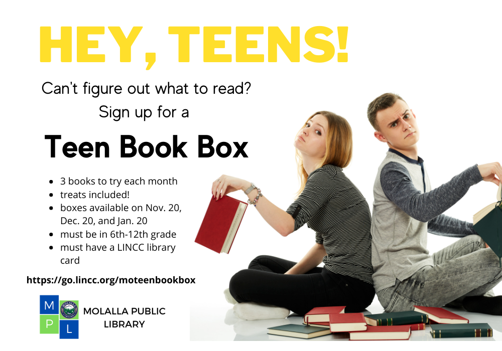 Teen Book Boxes | Molalla Public Library | Molalla Current