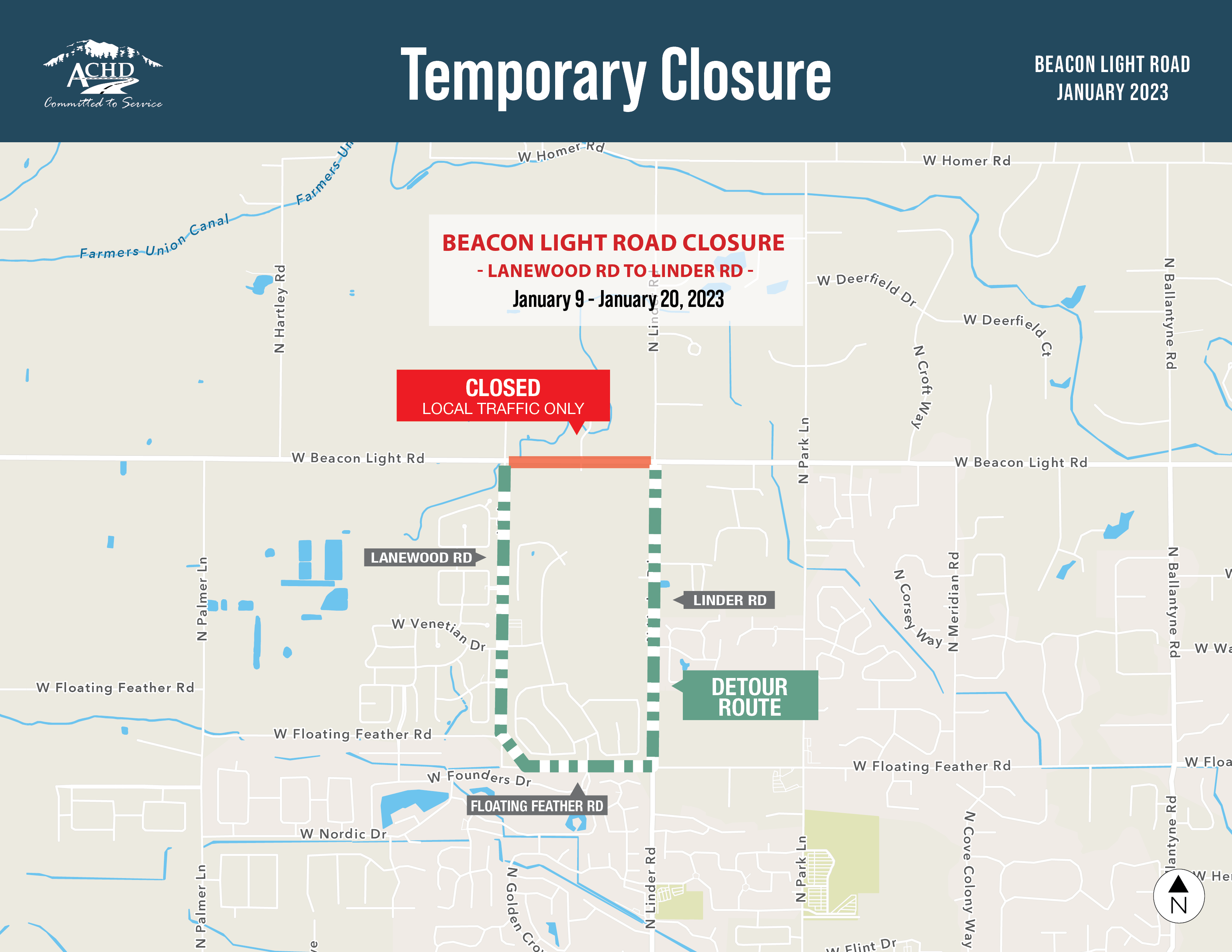 January 5, 2023 | Beacon Light, Ballantyne to HWY 16 | ACHD Engage