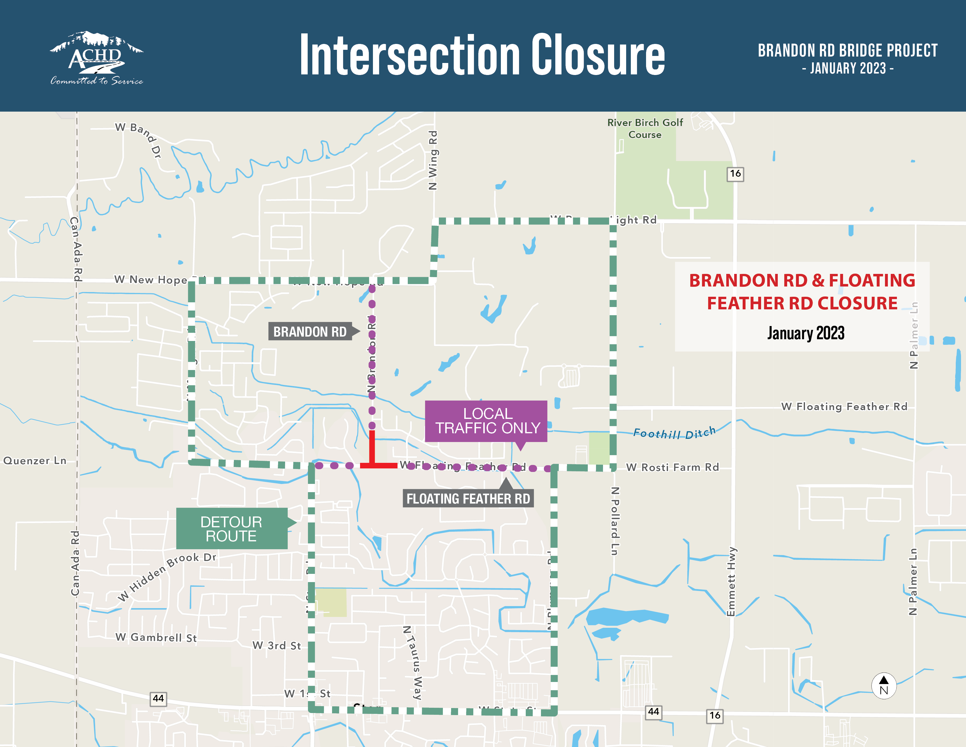 January 3, 2023 | Brandon Road Bridge Project | ACHD Engage
