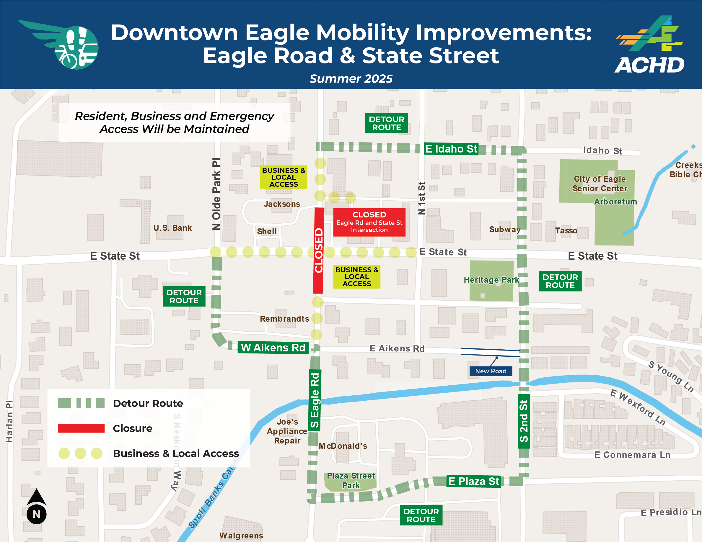 Downtown Eagle Mobility Improvements: Eagle Road and State Street ...