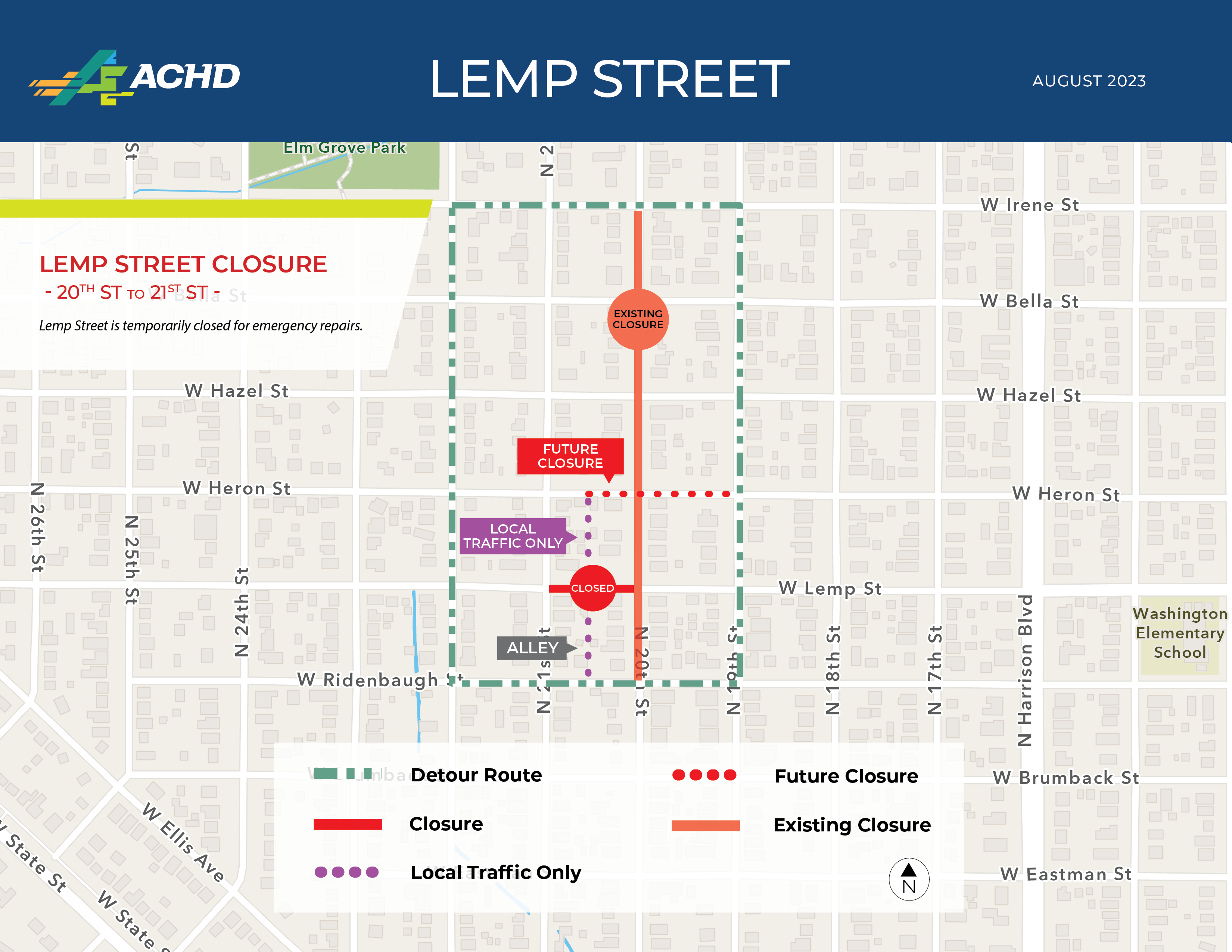 Lemp Street Emergency Repairs | ACHD Engage