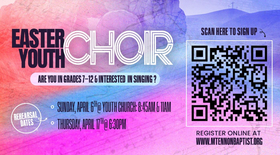 Youth Easter Choir Rehearsal
