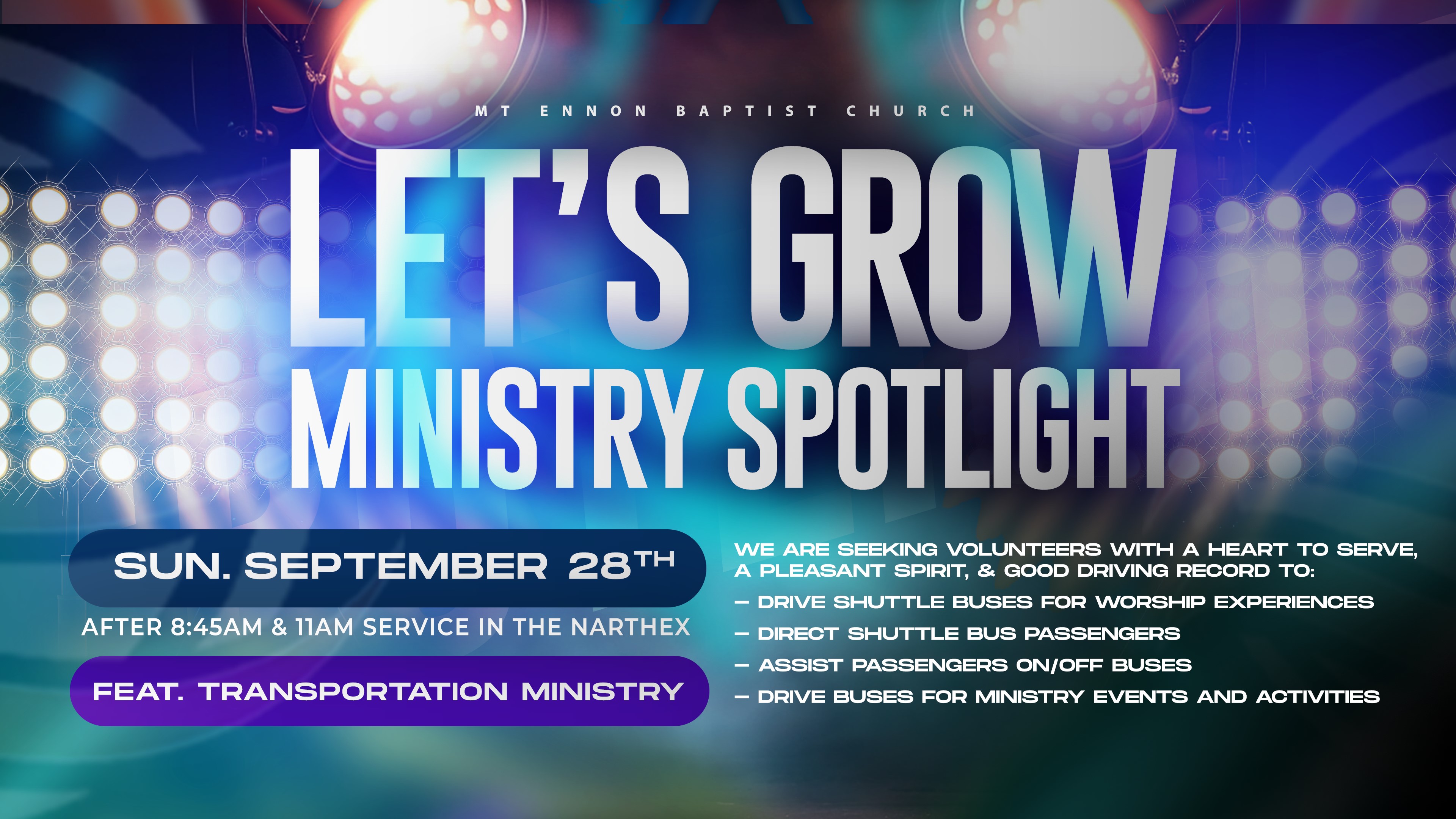 Mt. Ennon Baptist Church | Clinton, MD