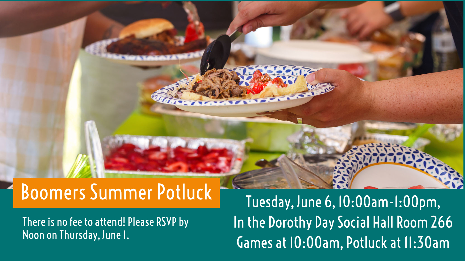 Boomers & Beyond Summer Potluck