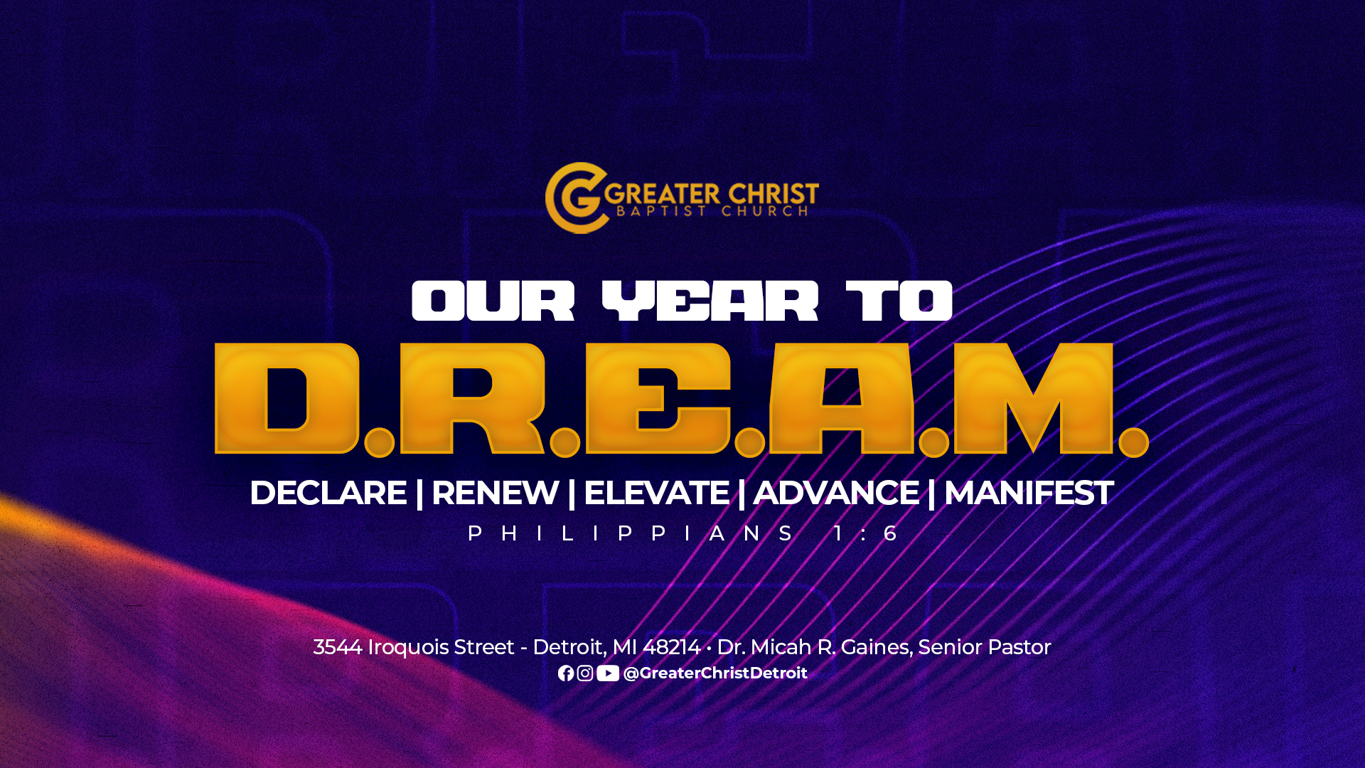 Greater Christ Baptist Church | Live Stream | Detroit, MI