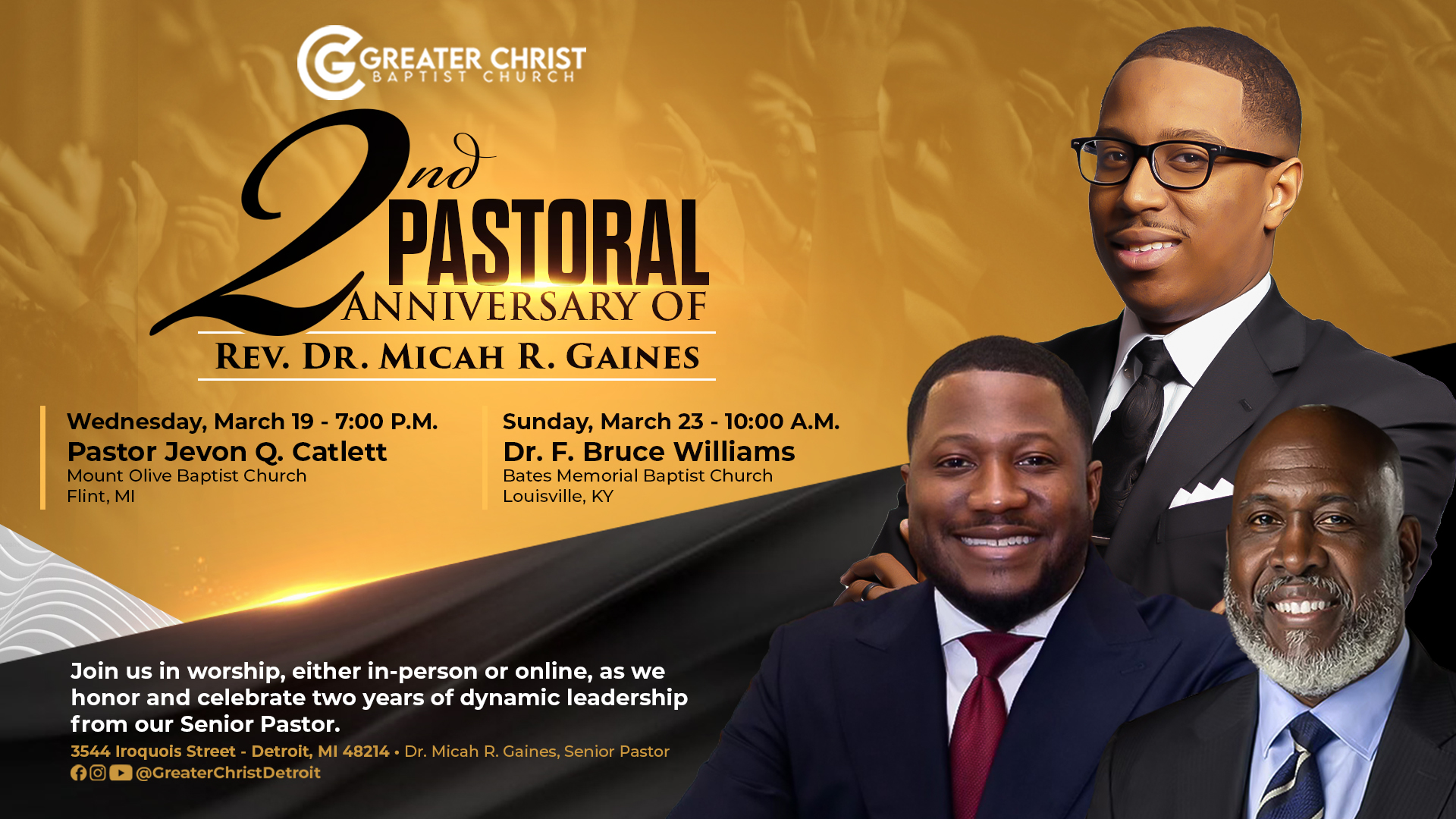 Greater Christ Baptist Church | Live Stream | Detroit, MI