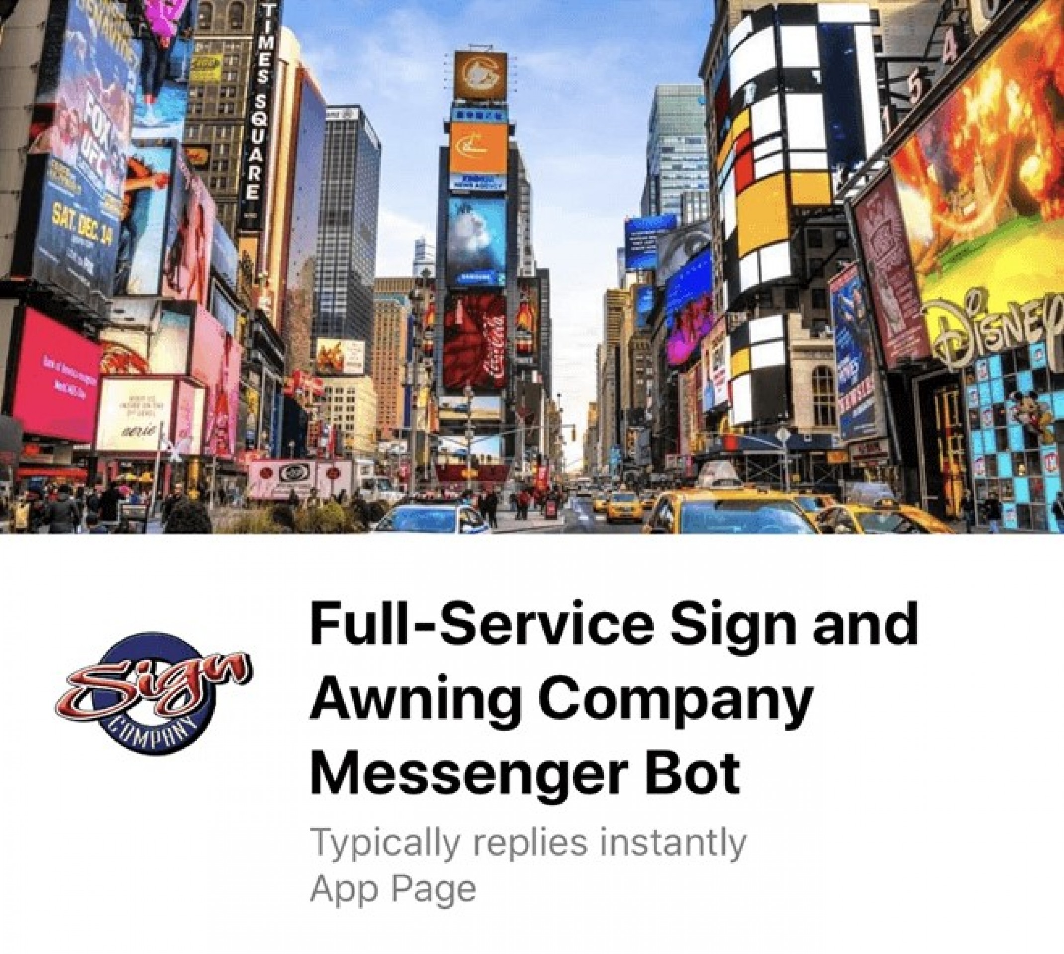 Sign & Awning Company | The Incredibots Agency