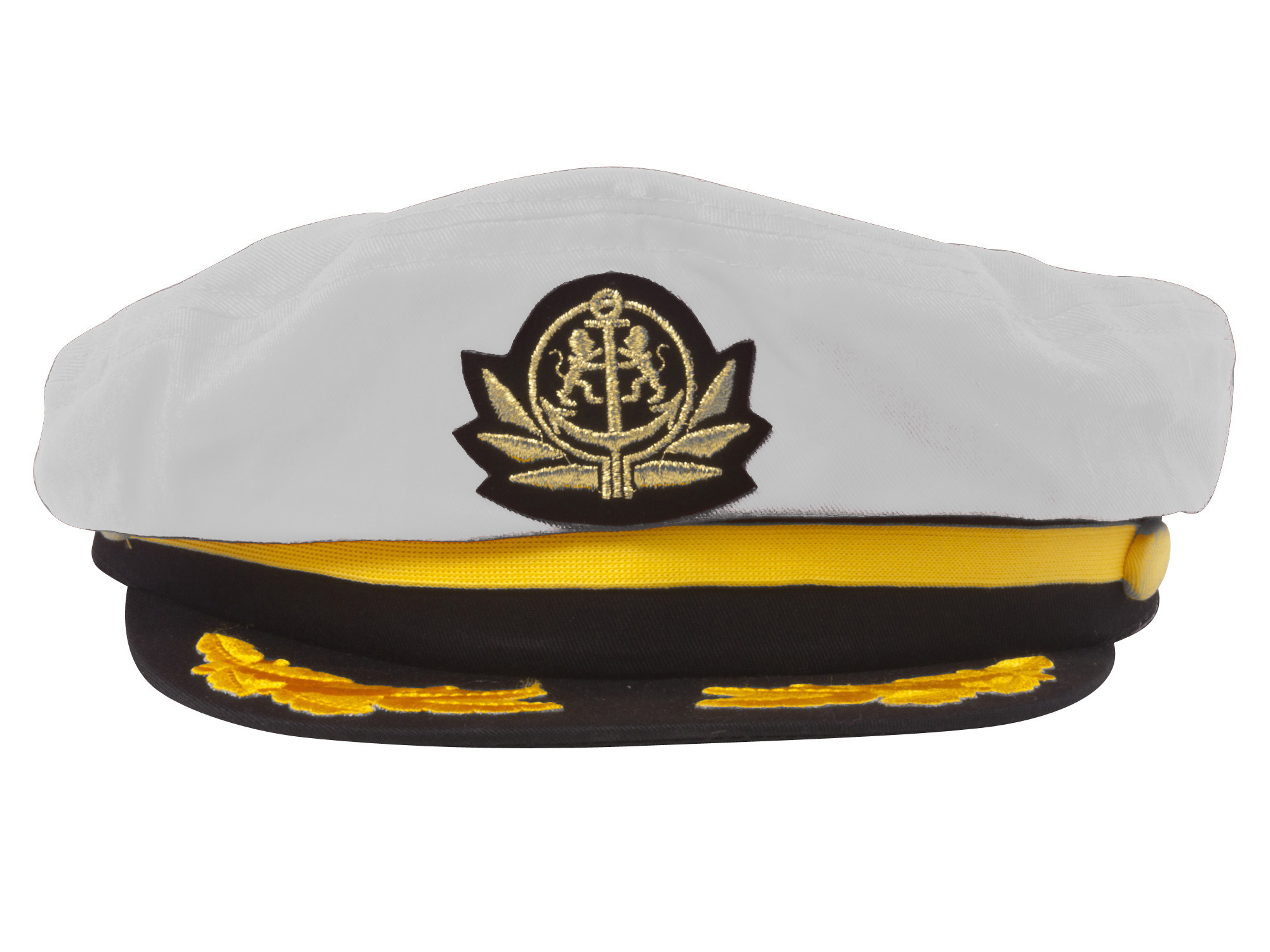 Adjustable Captain Hat-White Flagship 609595243405 | eBay