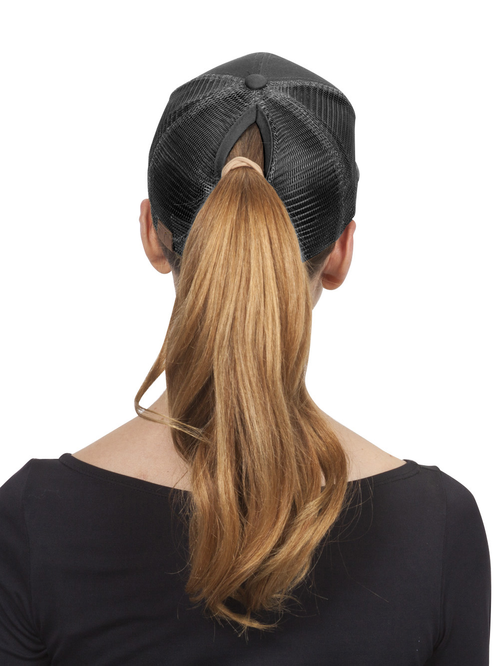 Pony Tail Outlet Mesh Adjustable Hat | eBay
