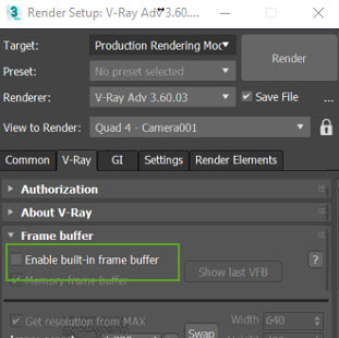 在3ds Max中保存EXR文件和使用V-Ray渲染时，批渲染不会将渲染元素保留为图层