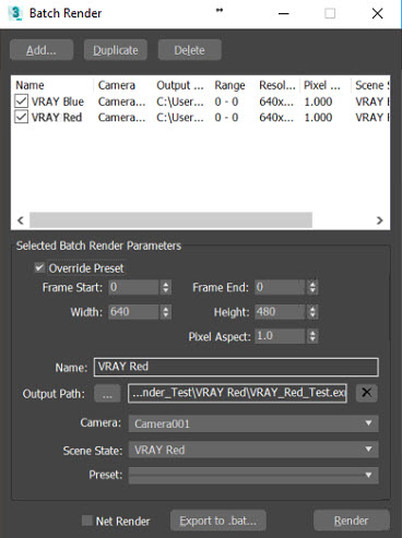 在3ds Max中保存EXR文件和使用V-Ray渲染时，批渲染不会将渲染元素保留为图层