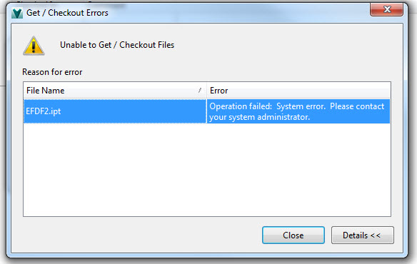 升级保管库服务器用户后无法从保管库获取文件