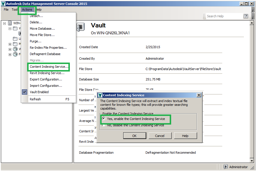 在Vault中为MSG（Microsoft Outlook电子邮件）格式启用内容索引