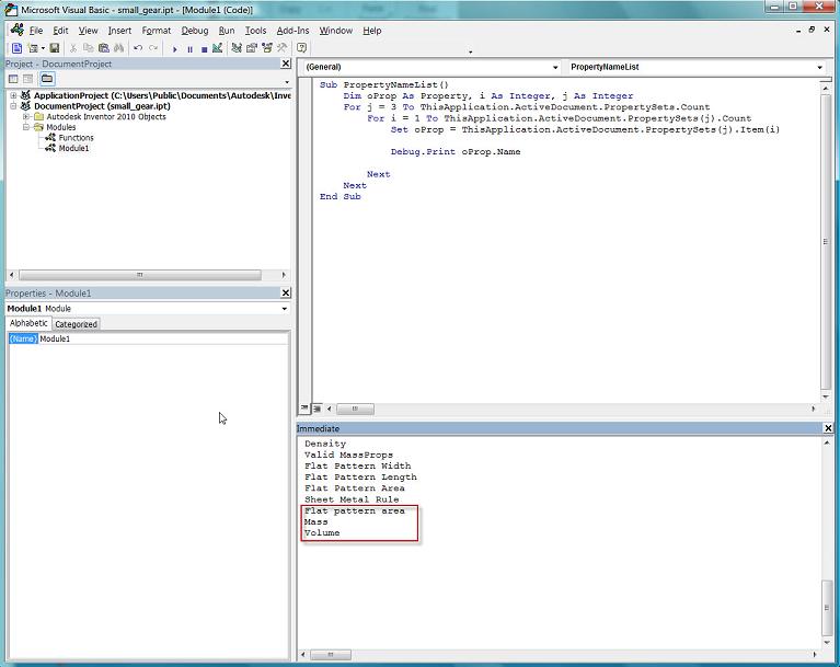Inventor预定义iProperty名称列表