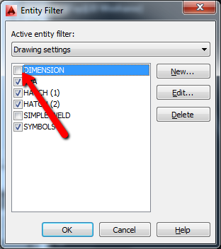 如何捕捉由AutoCAD命令DIMORDINATE创建的纵坐标