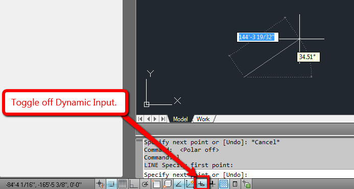 How To Enable Or Disable Dynamic Input In AutoCAD AutoCAD Autodesk 