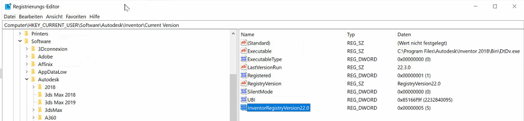 “此应用程序需要Inventor。请安装Inventor，....“安装Autodesk Vault Data Standard时