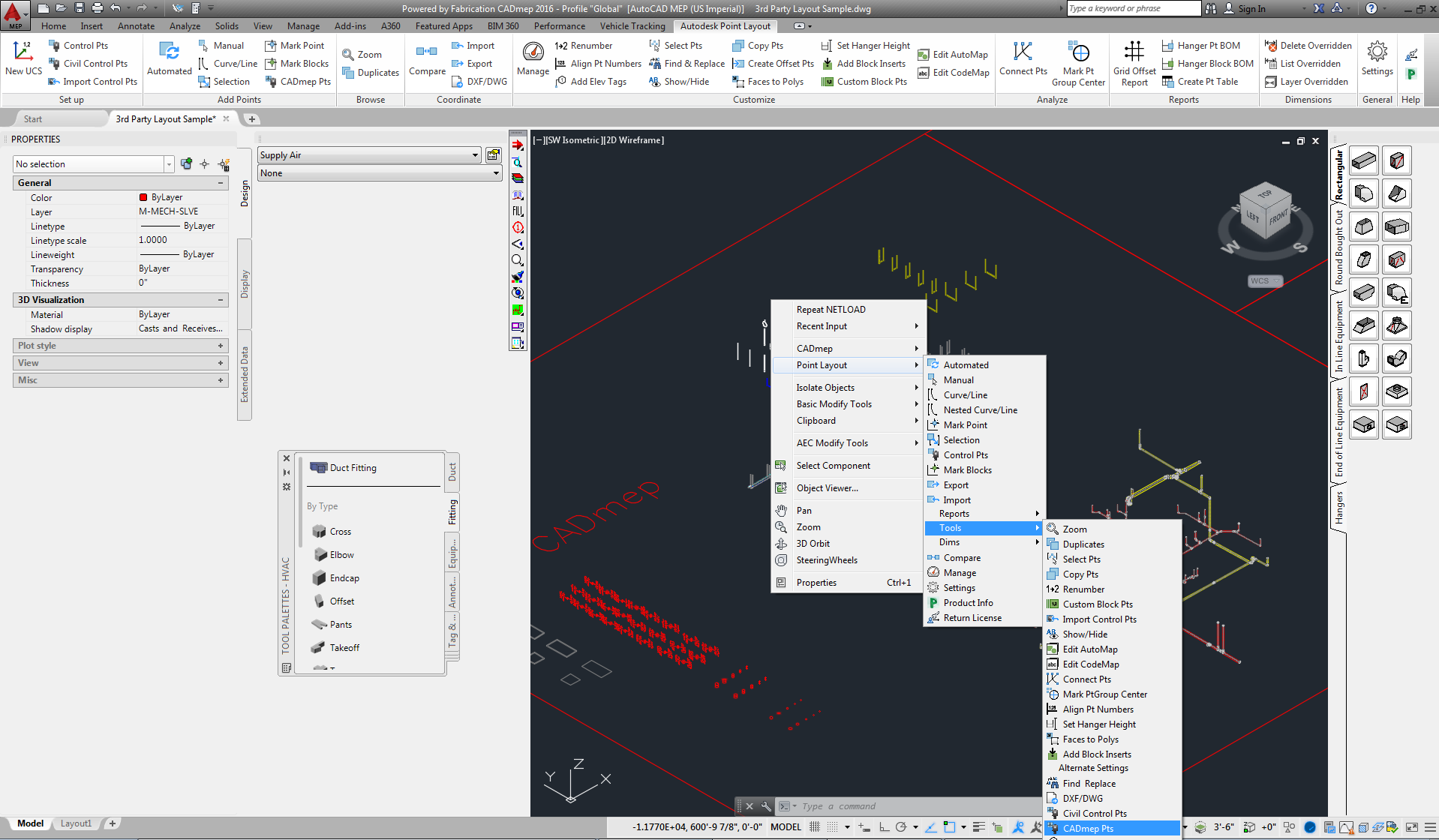 如何在Autodesk Point Layout中使用新的CADmep Points功能