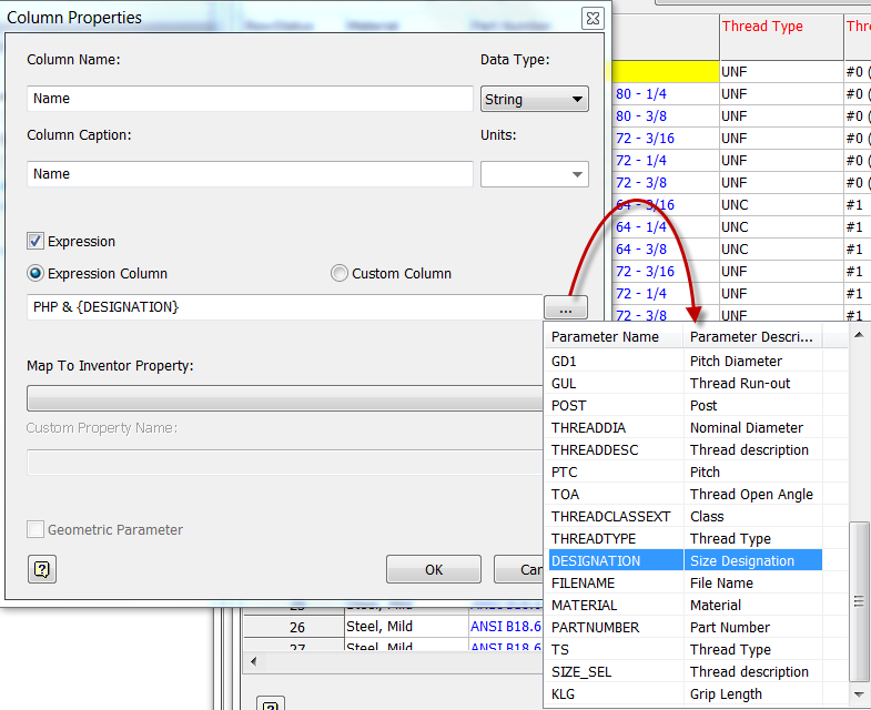 Autodesk Inventor：在资源中心库中编辑零件号和描述