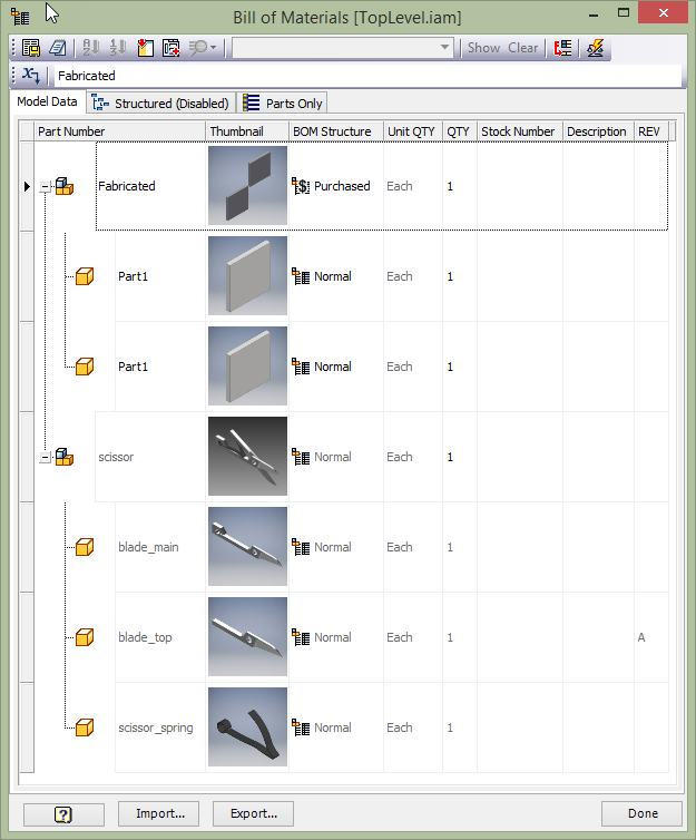 Inseparable Assemblies, BoM view change in Vault Pro 2017? | Vault Products 2017 | Autodesk ...