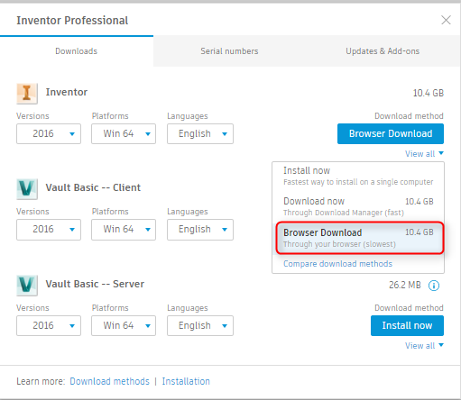 Inventor 2016安装错误