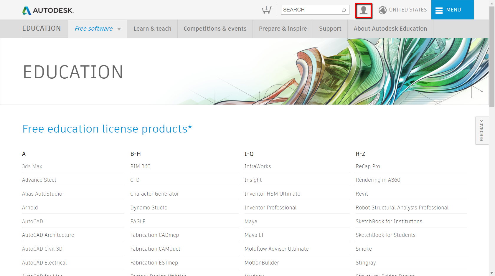 Autodesk Education Software Freeware Base