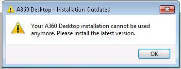 “A360 desktop安装不再可用。”启动Autodesk软件时