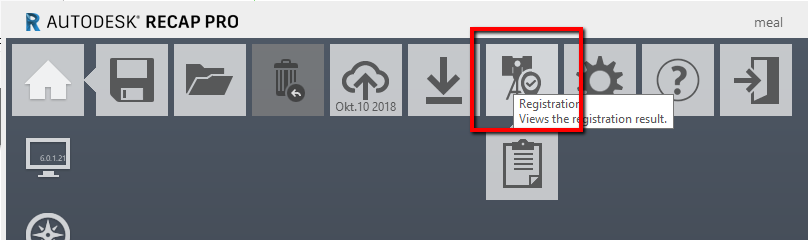 如何在Recap中从注册中删除扫描