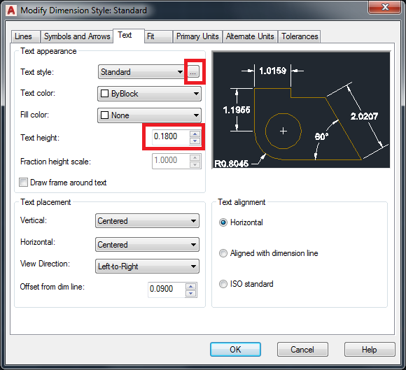 How To Change The Text Height Of A Dimension Or Leader In AutoCAD AutoCAD LT 2019 Autodesk 