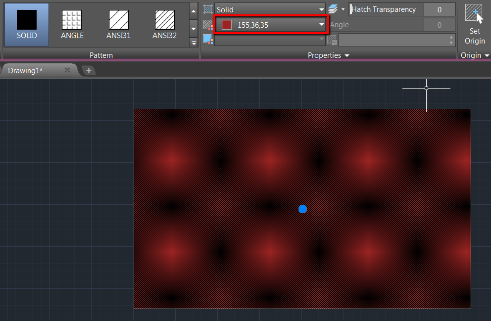 I colori radiale vengono convertiti in colori True Color in AutoCAD ...