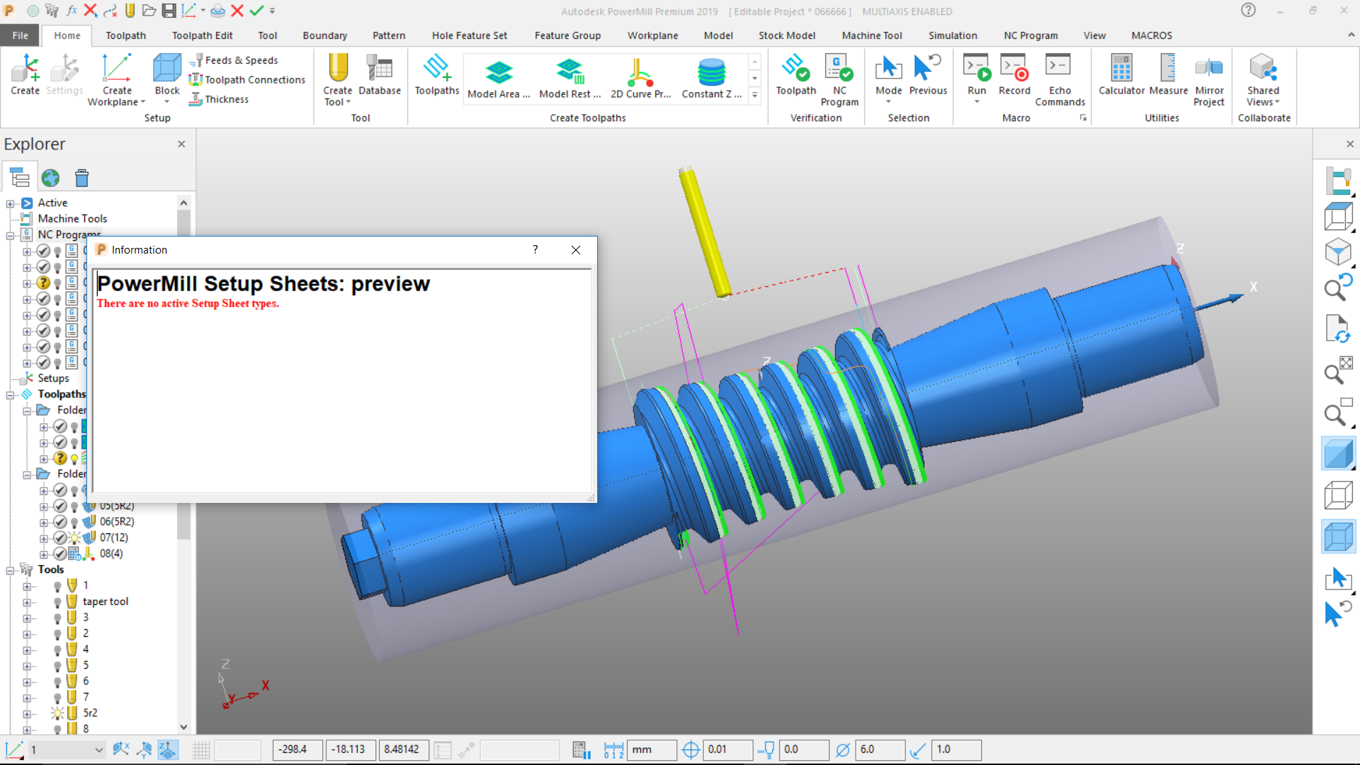 How to set a customised setup sheet path in PowerMill | PowerMill ...