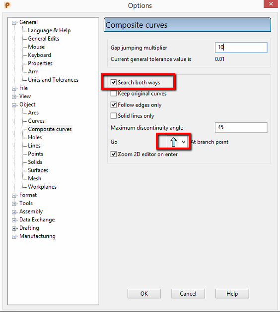 Cómo hacer que la creación de curvas compuestas siempre se desplace en una dirección recta en ...