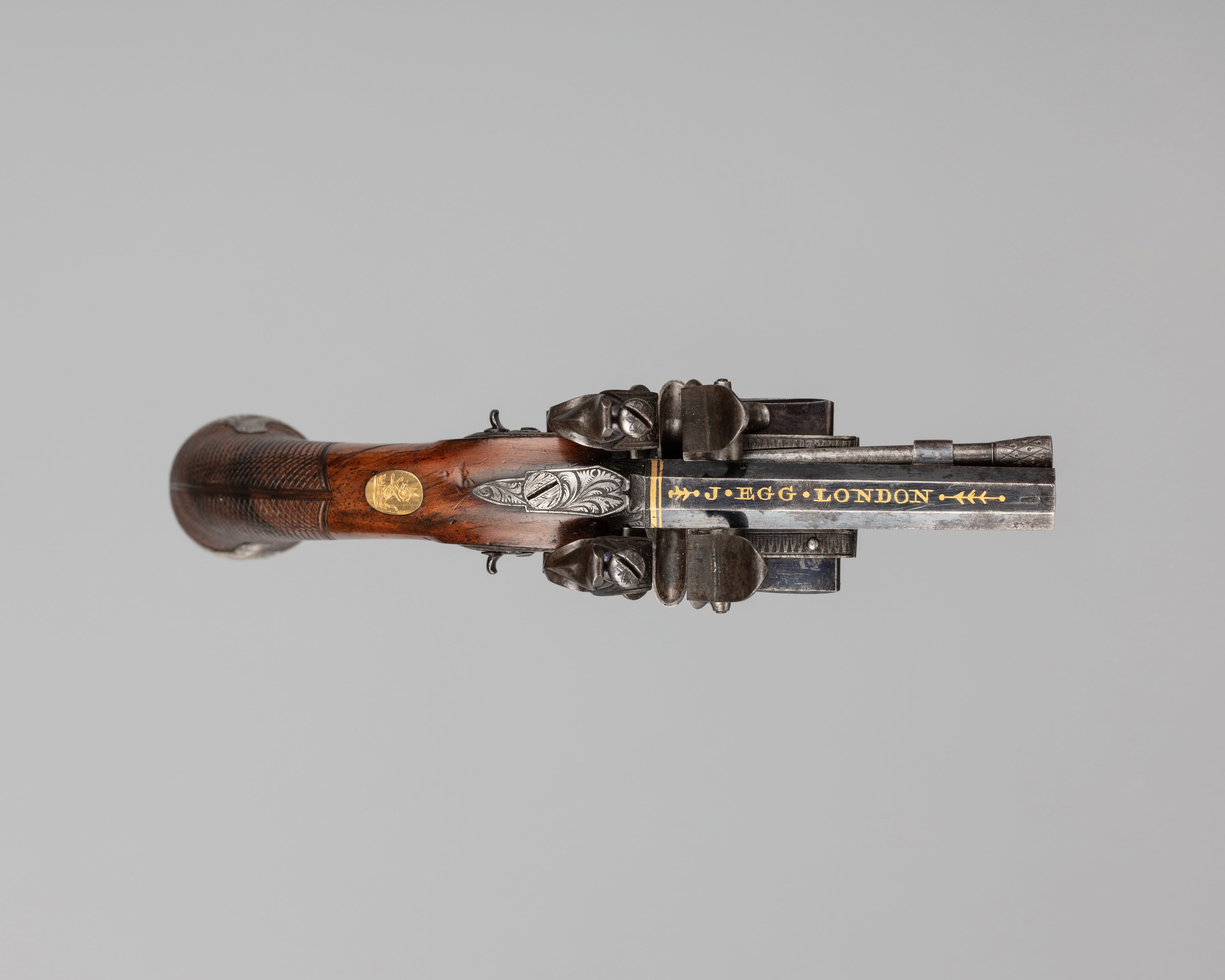 1815 over/under flintlock pistol - photos - HomemadeTools.net