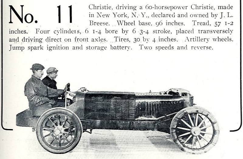 1905 Christie racecar - photos - HomemadeTools.net
