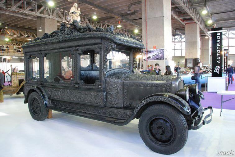 1920s hand-carved hearse - photos