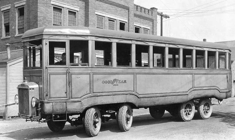 1922 Goodyear transit bus - photo