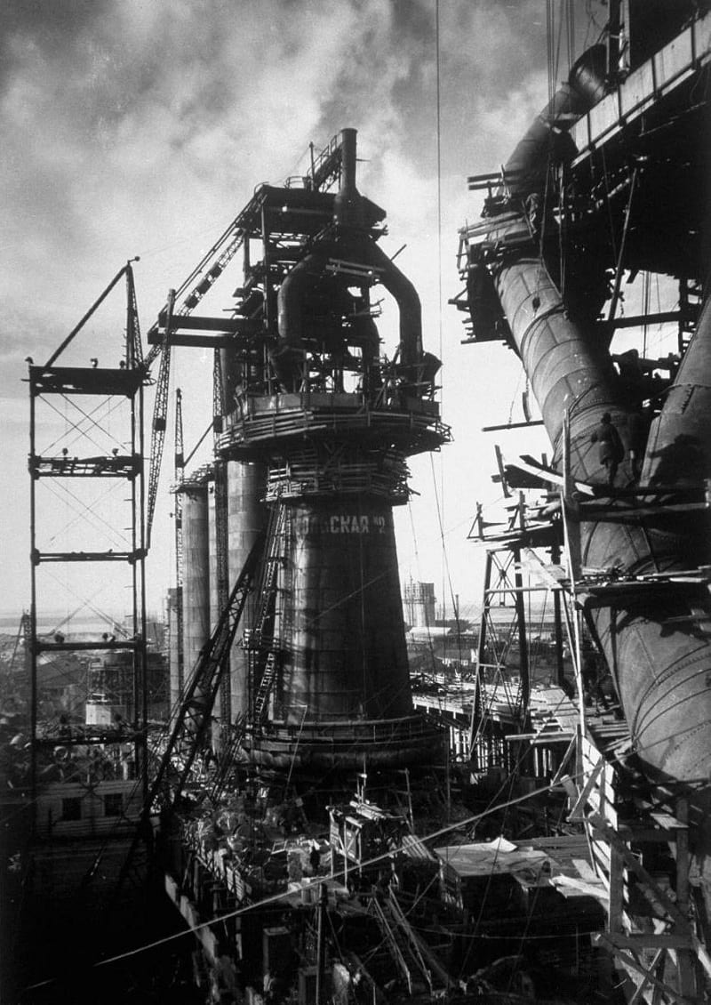 Soviet blast furnace - photo