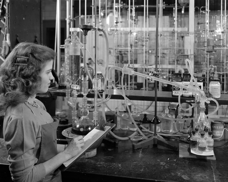 1954 NASA chemist - photo