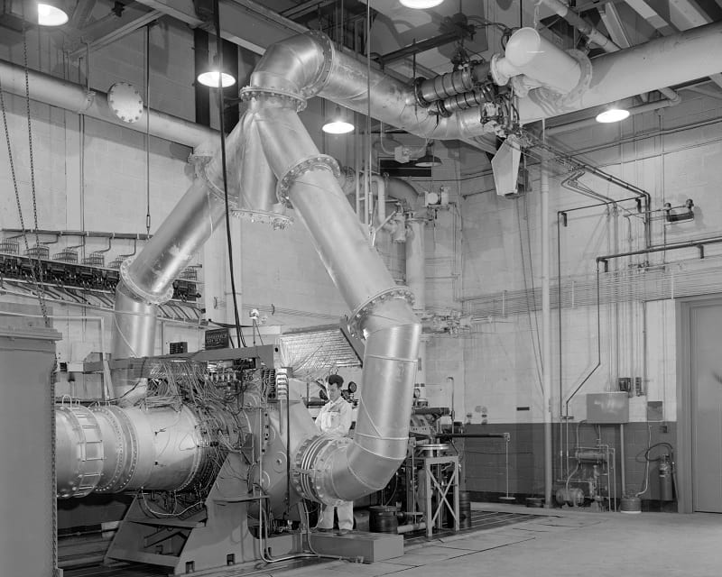 NASA turbine test rig - photo