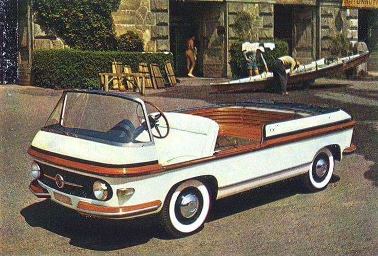 1958 Fiat 600 Eden Roc beach car - photos