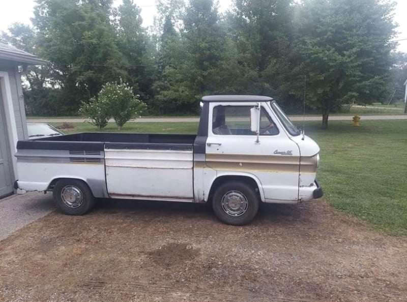 1964 Chevrolet Corvair rampside pickup truck - photos - HomemadeTools.net