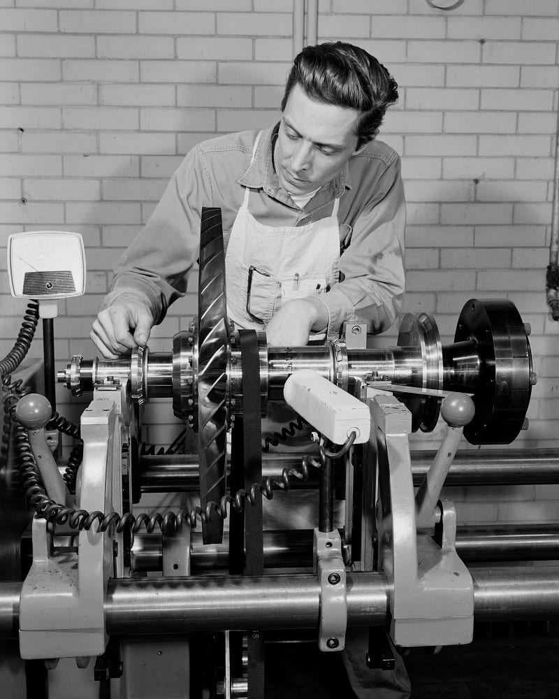 NASA compressor rotor balancing - photo - HomemadeTools.net