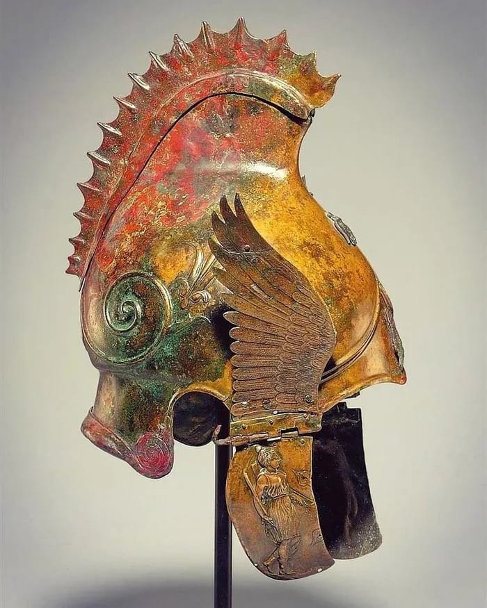 Ancient Phrygian winged helmet - photo