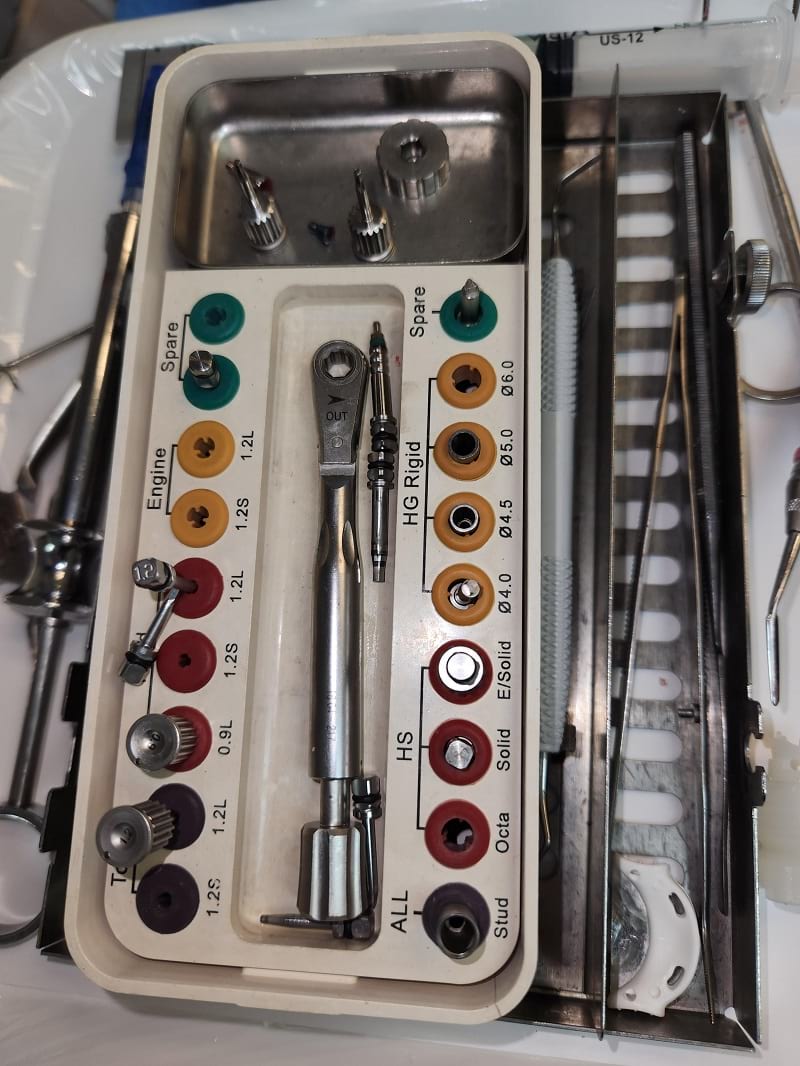 Dental torque wrench set - photo