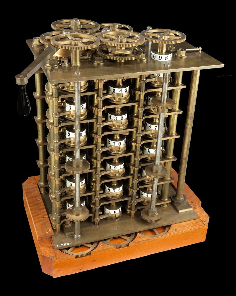 Babbage difference engine - photo