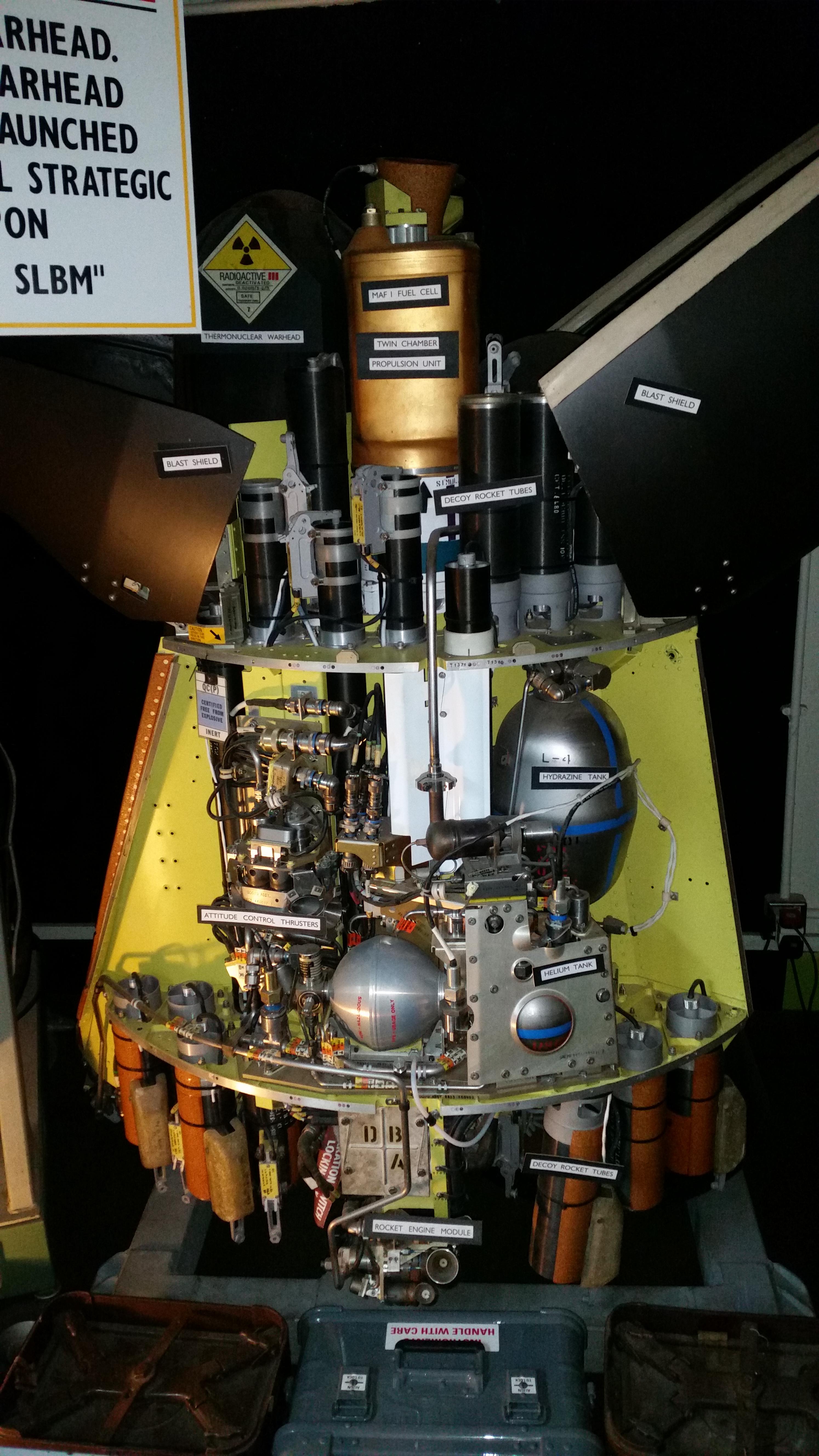 Chevaline submarine-launched missile post-boost system - photo ...