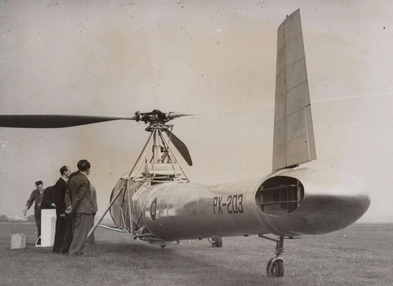 Cierva W.9 experimental helicopter - photos - HomemadeTools.net