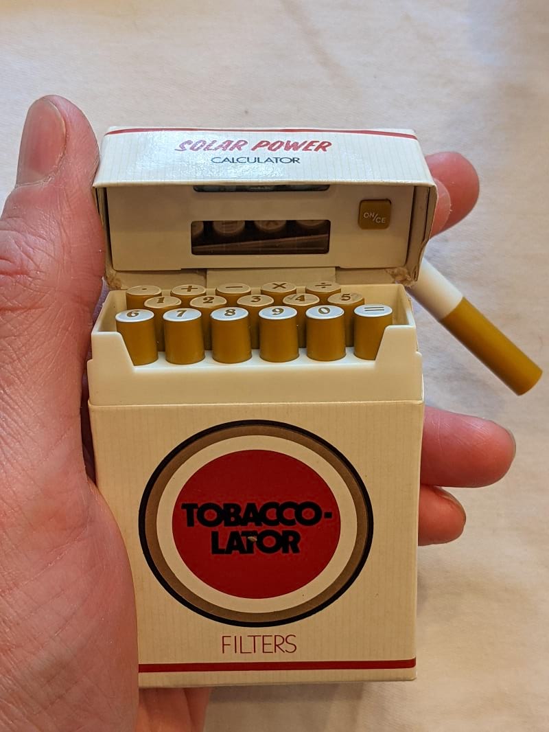 Cigarette pack calculator - photo