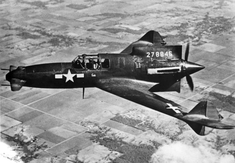 Curtiss-Wright XP-55 Ascender fighter aircraft - photos