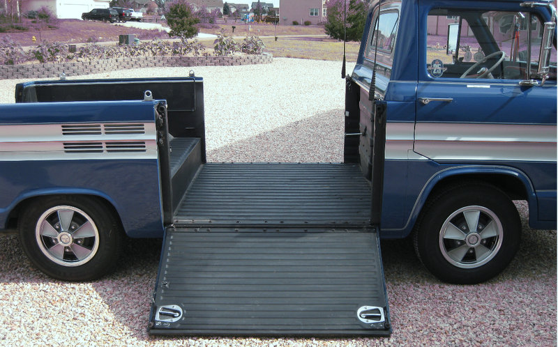 Dual-ramp Corvair rampside - photos - HomemadeTools.net
